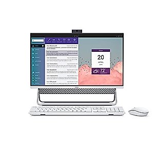 Dell Inspiron All in One 5490 23.8" FHD Touchscreen, 10th Gen Intel Core i5-10210U Processor, 256 PCle SSD HD, 8GB DDR4 RAM, Win 10 Home, 15-15.99 inches, Model:i5490-5043SLV-PUS