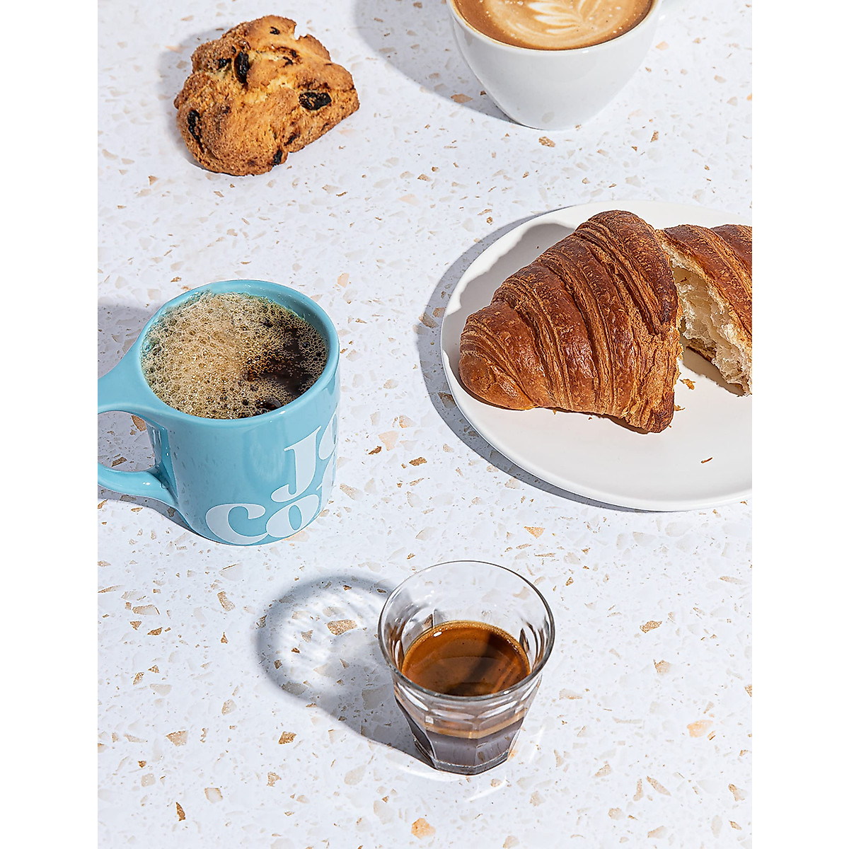 Joe Coffee Company (NYC Roaster), Half Moon Half Caffeinated Ground Coffee, 12 oz Bag, RFA Certified, Kosher, Climate Friendly, Specialty Coffee