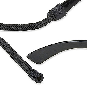 Carson Gripz Eyewear Retainers for Larger Frames, Black Ash, Large