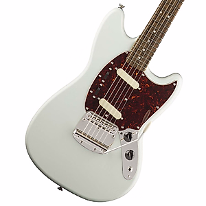 Squier Classic Vibe 60s Mustang Electric Guitar, with 2-Year Warranty, Sonic Blue, Laurel Fingerboard