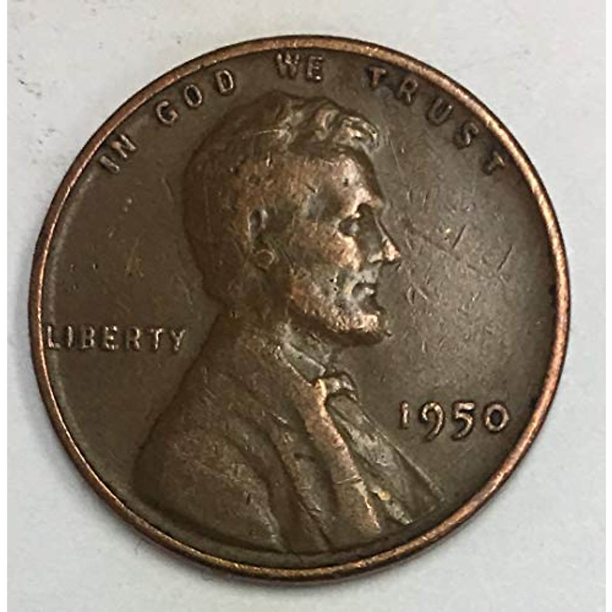 1950 P Lincoln Wheat Penny Average Circulated Good to Fine