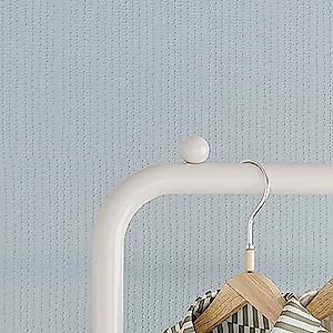 BBAUER Entryway Coat Rack with 2 Hooks Garment Rack with 3-Tier Shelf Free Standing Shoe Rack with Garment Rail for Bedroom Living Room Hallway (Color : Yellow, Size : 60x30x165cm)