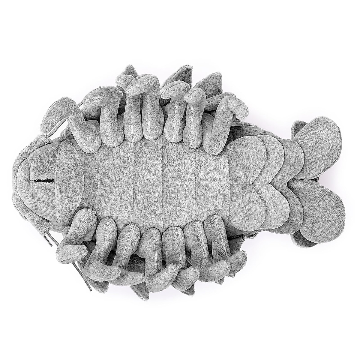 ZHONGXIN MADE Isopod Plush - Lifelike 12” Isopod Stuffed Animal, Realistic Bathynomus Giganteus Arthropod Insect Plushie, Soft Crustaceans Animals Toys Model Dolls Gifts for Kids