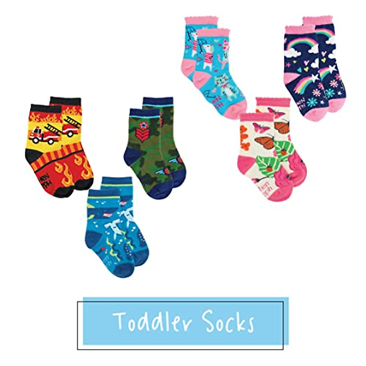 Stephen Joseph Unisex Kids Crew Toddler Holiday Holiday Socks, Dino, Small US