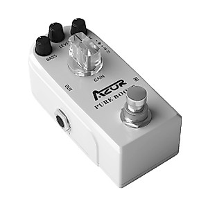 AZOR Pedal Power Adapter with Pure Boost Guitar Effect Pedal Micro Clean Boost with True Bypass