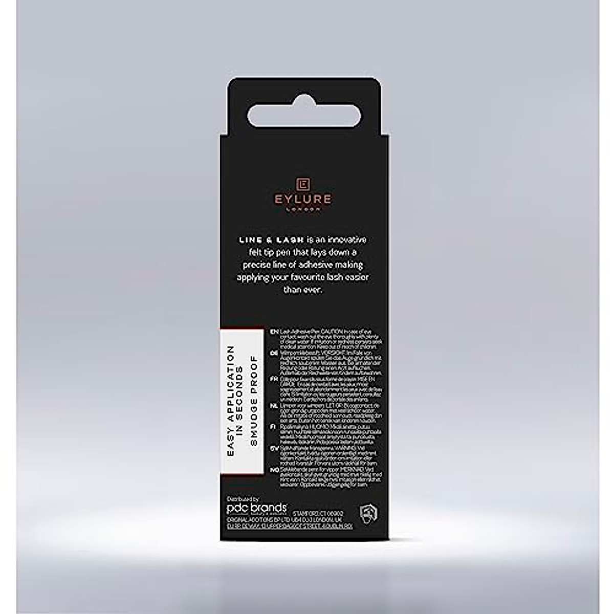 Eylure Line & Lash 2-in-1 Adhesive Eyeliner, Black