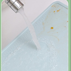 Mini Travel Cutting Board,Cutting Boards for Kitchen,Plastic Utility Cutting Board with Handles,Safe Multifunctional Portable Fruit Chopping Board With Knife Hanging Hole for Kitchen(pink)