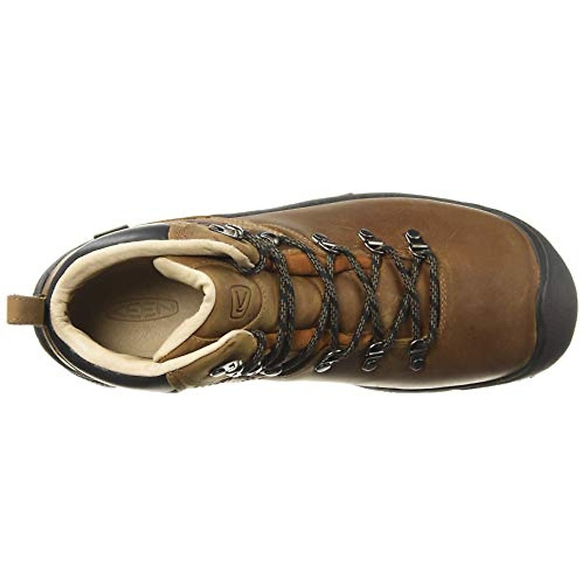 KEEN Men's Pyrenees Mid Height Waterproof Hiking Boots, Syrup, 12