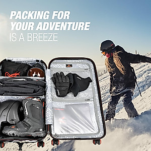 Traveler's Choice Maxporter II 30" Hardside Spinner Trunk Luggage, Dark Green