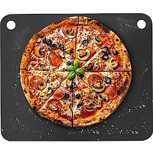 Primica Pizza Steel for Oven - Durable Steel as Alternative to Pizza Stone - High Quality Steel for BBQ Grill and Bakings (16" x 13.4")