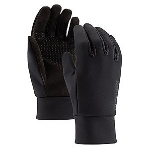 Burton Kids' Touch-N-Go Glove Liner, True Black, XL