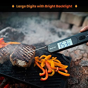 SMARTRO ST49 IR 2-in-1 Instant Meat Thermometer Infrared Thermometer for Cooking Food Grilling BBQ Kitchen Candy