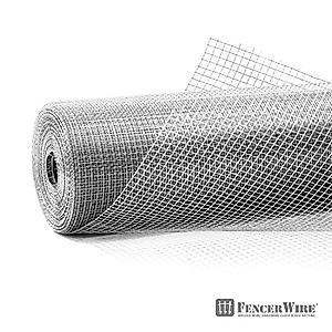 Fencer Wire 23 Gauge Galvanized Hardware Cloth with Mesh Size 1/4" x 1/4" (2 ft. x 50 ft.)