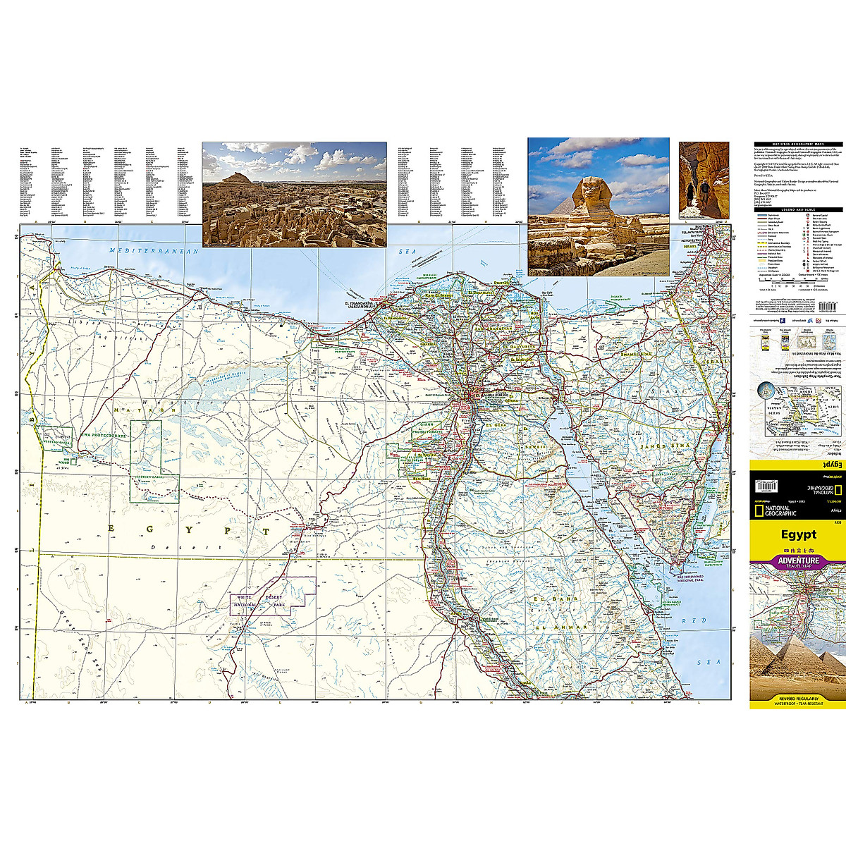 Egypt Map (National Geographic Adventure Map, 3202)