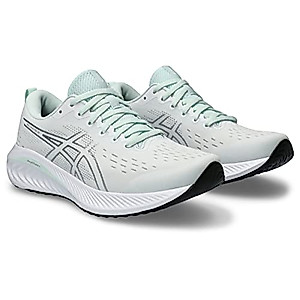 ASICS Women's Gel-Excite 10 Running Shoes, 8, White/Pure Silver