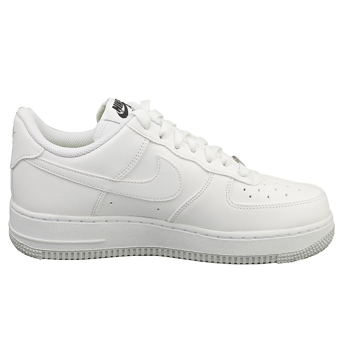 Nike Women's Low-Top Sneakers, White Black Metallic Silver, 7