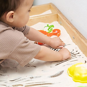 Sandtastik Sparkling White Play Sand, 25 lb (11.3 kg) - Fill Sandboxes, Sand Trays, Sensory Tables, Water Tables! Scoop, Mold & Pour This Premium Non-Toxic Sand