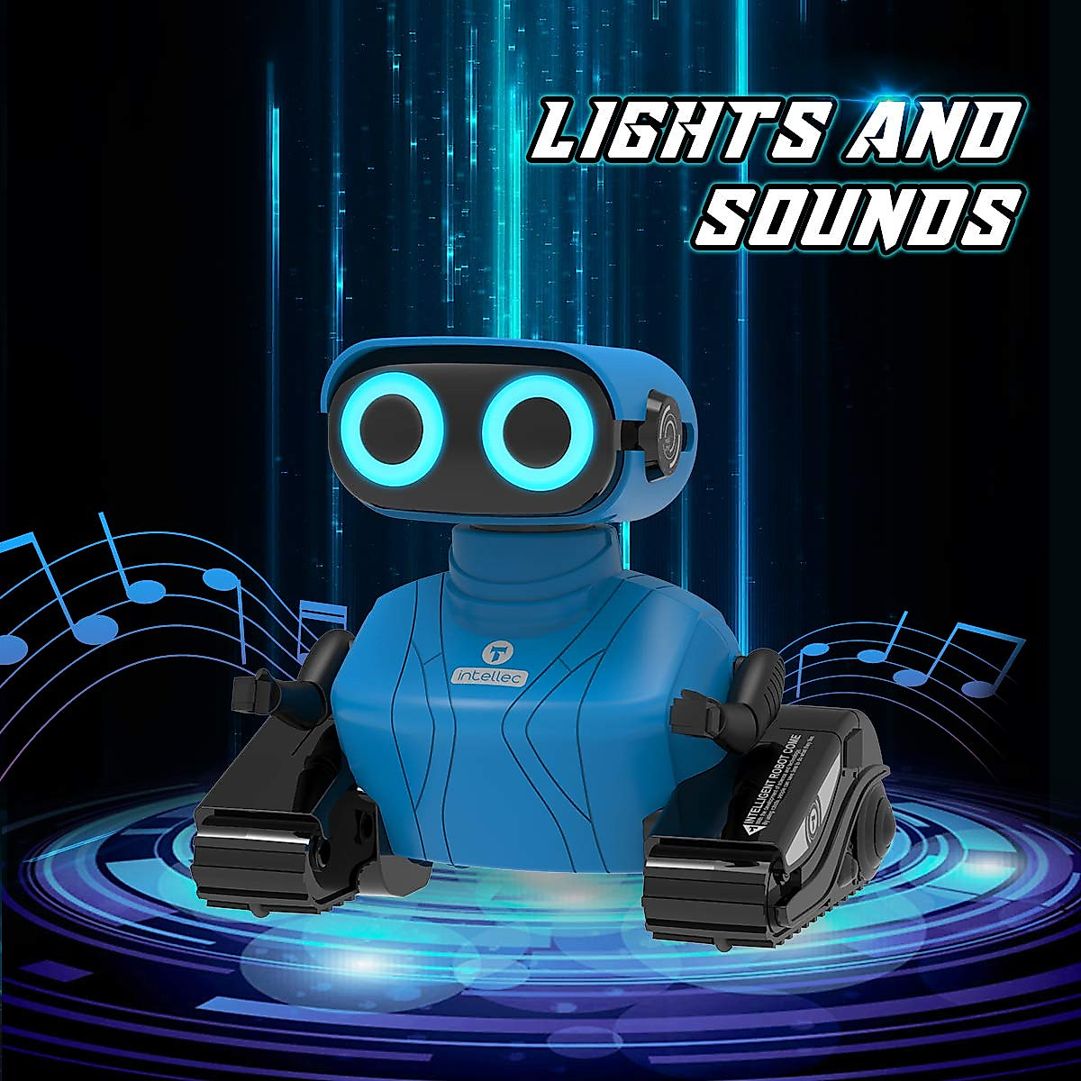 KaeKid Robots for Kids, 2.4Ghz Remote Control Robot Toys with LED Eyes & Flexible Arms, Dance & Sounds, RC Toys for 3 4 5 6 7 8 Year Old Boys Girls