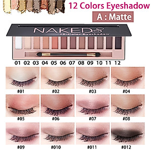 All in One Makeup Kit for Women Full Kit, 12 Colors Eyeshadow, Foundation & Primer, Lipsticks, Eyeliner, Mascara, Contour Stick, Brow Soap, Makeup Brush & Sponge, Make Up Gift Set for Women, Teens