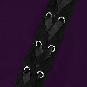 Renaissance Faire Costume Women Butterfly Sleeve Chest Braces Ren Faire Corset Little Red Riding Hood Costume Women Costume for Women Renaissance Accessories Women Black Gothic Dress（2-Navy,5X-Large）