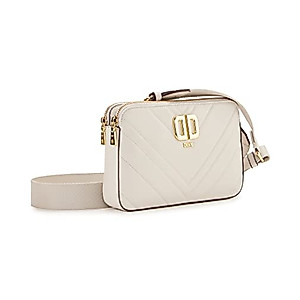 DKNY Delphine Double Zip Crossbody, Pebble