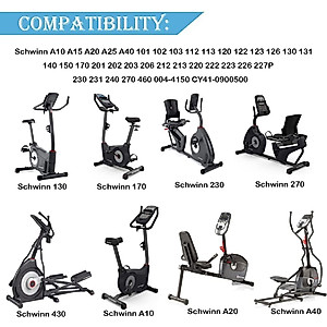 Universal 9V Adapter Power Cord for Schwinn 170 430 A10 A20 420 460 101 130 150 202 220 230 240 Schwinn Stationary Bike Power Cord for Bike Exercise Elliptical Recumbent Upright Trainer Power Supply