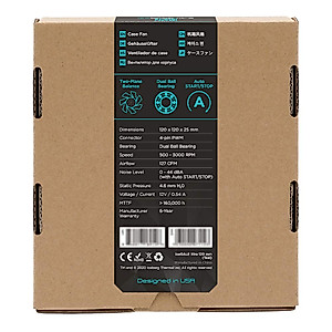 Iceberg Thermal IceGALE Xtra 120mm PWM High Performance Case Fan (Teal)