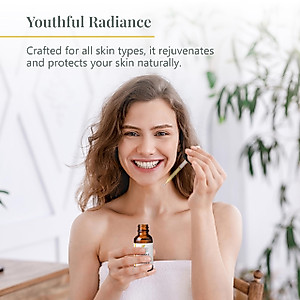 Health Priority Naturals Organic Vitamin E Oil for Skin - 0.5 Fl oz Vitamin E Serum with Jojoba and Avocado Oil - 15000 IU Unscented, Handcrafted for Face and Hair, Non-GMO and No Gluten