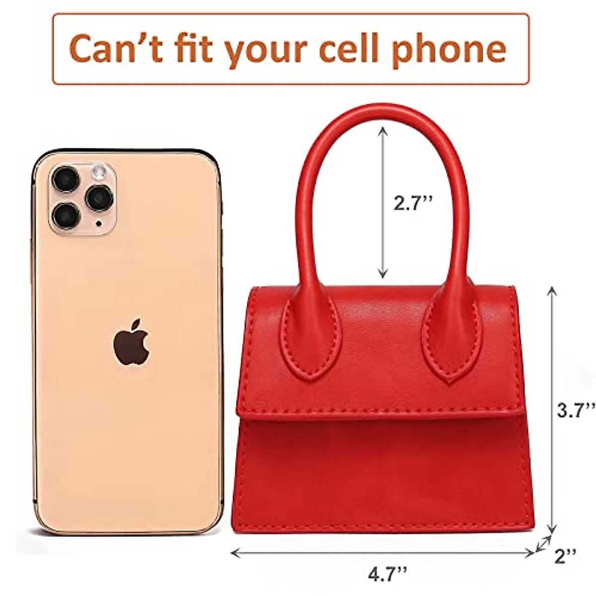 CATMICOO Mini Purse for Women, Mini Bag with Crocodile Pattern