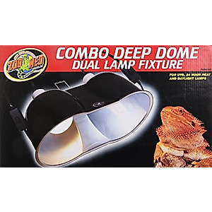 Zoo Med Combo Deep Dome Dual Lamp Fixture