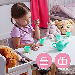 Tea Set Toys- Pretend Play Tea Party Set- Tea Party Playset for Little Girls by Altoi