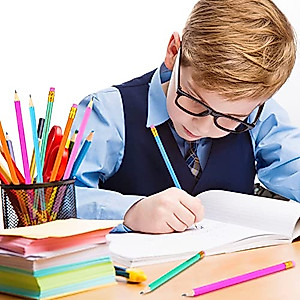 60 Pieces Inspirational Pencils Personalized Pencils Custom Wood Pencils Colorful Motivational Pencils with Inspirational Sayings for Students Teachers Adults School Office, 5 Colors