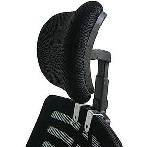 googgoing Chair Headrest Adjustable Height Headrest Swivel Lifting Computer Chair Neck Protection Pillow Headrest with Screw for Ergonomic Chair Office Accessories, Black (2.6)