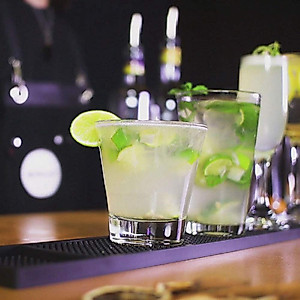 BARsics Bar Mat Kit Include 3X Rail Runners and 2X Cocktail Mats