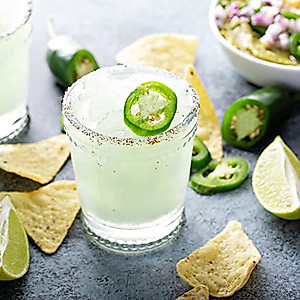 Taco Tuesday 56-Oz. Margarita & Slush Maker, Shave, Blend, and Shave-Blend Settings, Water Drip Reservoir and Cord Storage Included, White/Lime Green