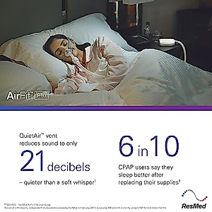 ResMed AirFit P10 Headgear - Preserves Minimal Facial Contact (with Clip) - Pink