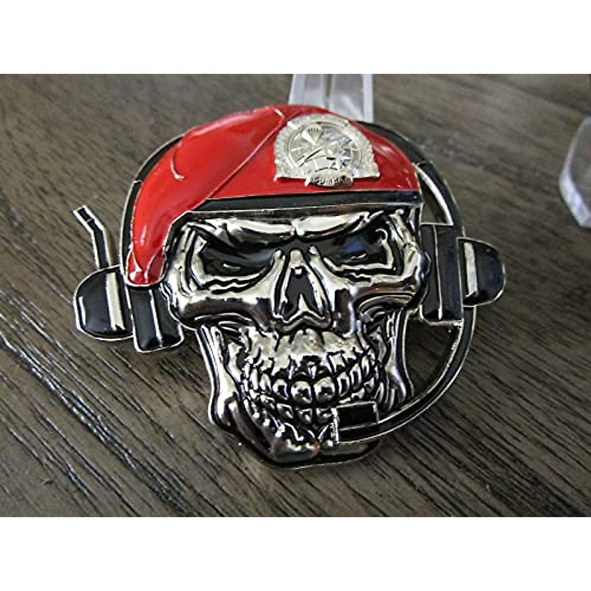 Set of 2 United States Air Force Special Forces Pararescueman Creed Pararescue PJ's Beret Skull & AFSOC Combat Control Challenge Coins