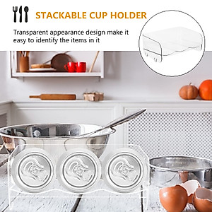 LIFKOME Portable Seal Machine Can Holder Cup Carriers for Drinks Soda Can Fridge Can Bins Freezer Bottle Organizer Drink Can Dispenser Large Mason Jars Deer Food Storage Plastic Sealer