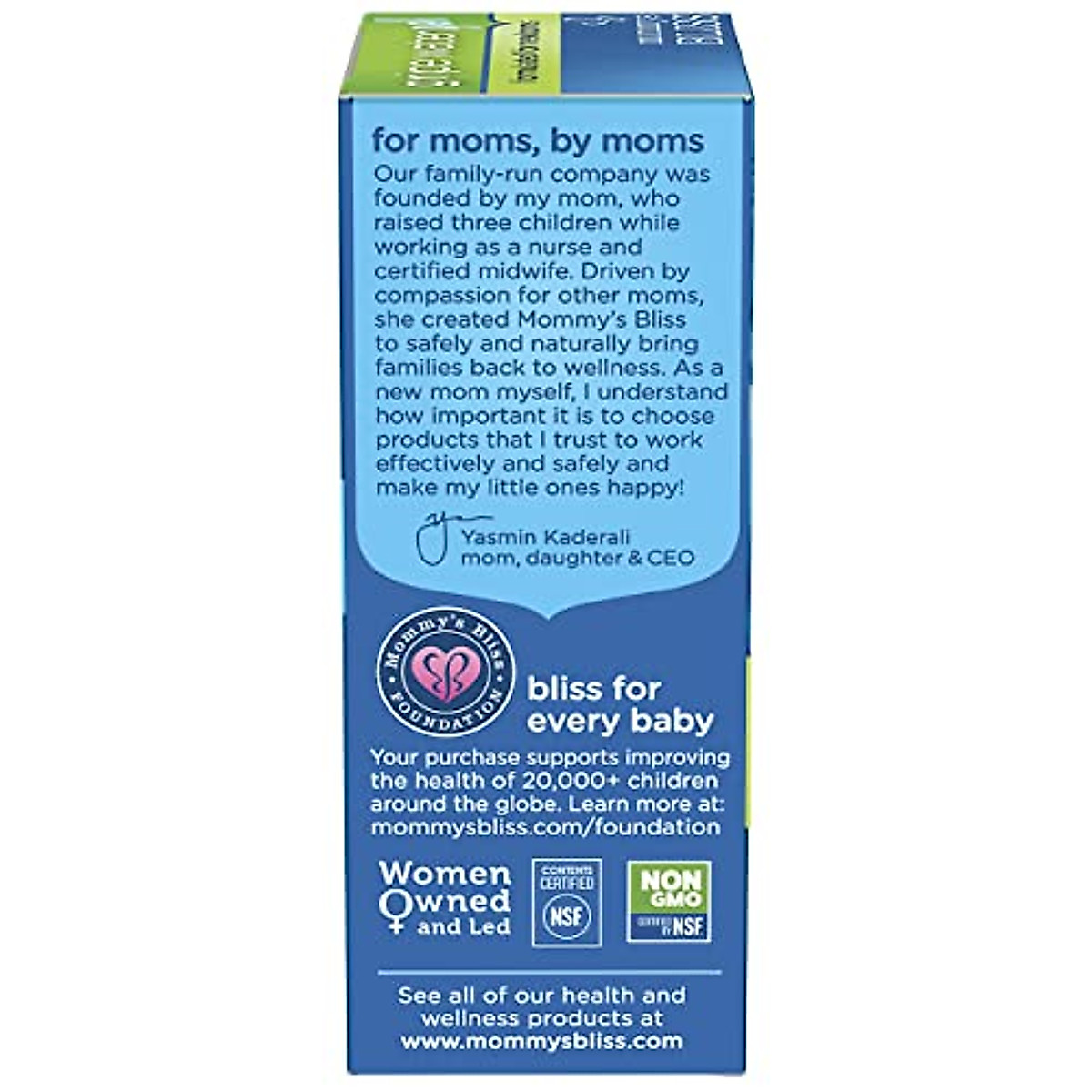 Mommy's Bliss Organic Gripe Water Gel for Newborns, Extra Gentle Gel, Relieves Occasional Stomach Discomfort from Gas, Colic & Fussiness, Easy Administration, Age 2 Weeks +, 0.53 Oz (45 Servings)
