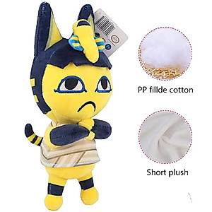 Lxagzy Ankha Plush 8 Inches Ankha Stuffed Animal Toys Doll Gifts for Children and Collection