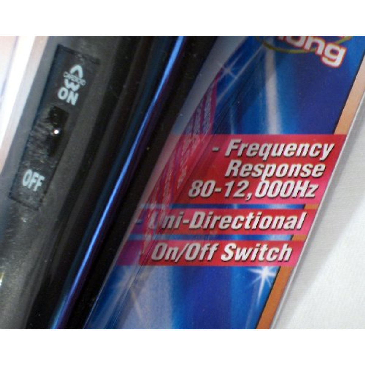 Microphone Uni Directional On Off Switch 8ft Cable Plug