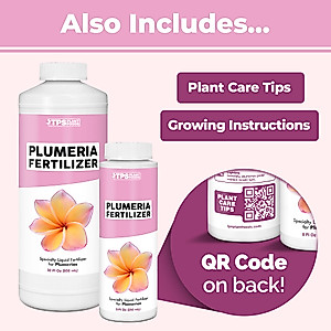 Plumeria Fertilizer for All Frangipani and Tropical Plants, Liquid Plant Food 8 oz (250mL)