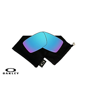 Oakley Original Gascan OO9014 PRIZM Sapphire Iridium Replacement Lenses For Men For Women+BUNDLE Microfiber Cloth Bag