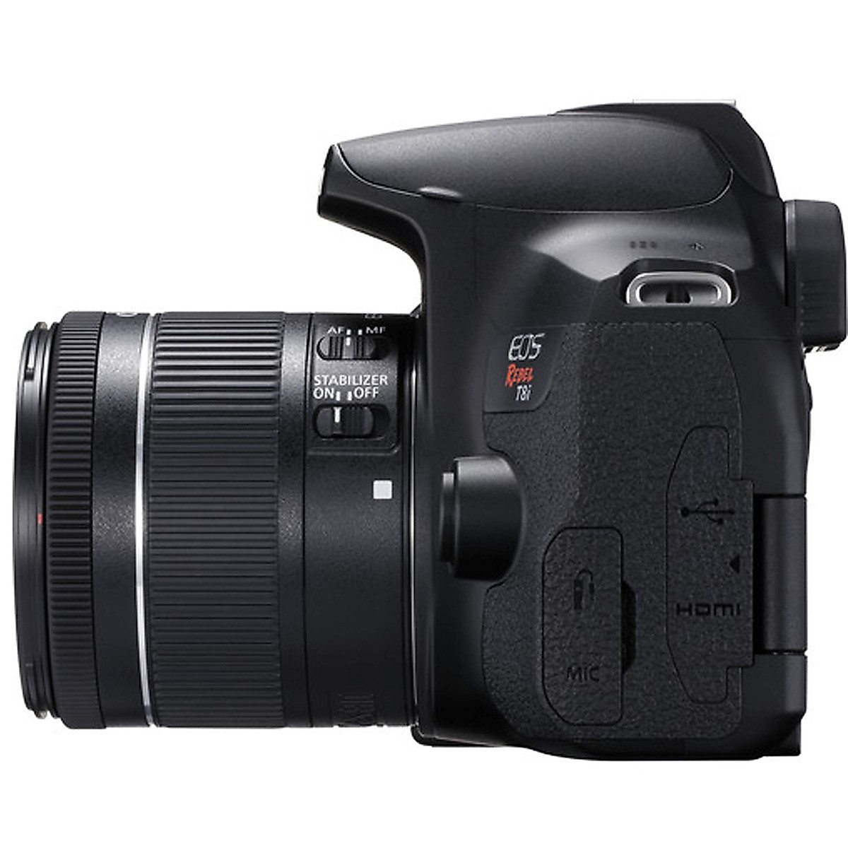 Canon EOS Rebel T8i / 850D DSLR Camera with EF-S 18-55mm f/4-5.6 is STM Lens + 32GB Memory Card + Tripod + Case + Cleaning Kit & More