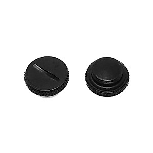 Maxmoral 4Pcs G1/4" Black Chrome Plug Fitting with O-Ring for PC Water Cooling Systems
