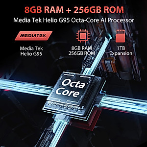 Ulefone Rugged Smartphone, Power Armor 13 with Endoscope, IP68 Waterproof Phone, 13200mAh Battery, 15W Wireless Charge, 48MP Four Rear Camera, 6.81" FHD+, 8GB + 256GB, Helio G95 Octa-core Android 11