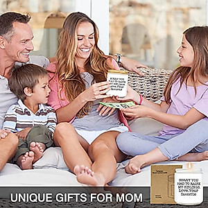 Mothers Day Gifts from Daughter Son,Gifts for Mom,Mom Gifts,Mothers Day Gifts for Moms Her Bonus Mom Mother New Mom Step Mom (Sorry You mom Candle-White)