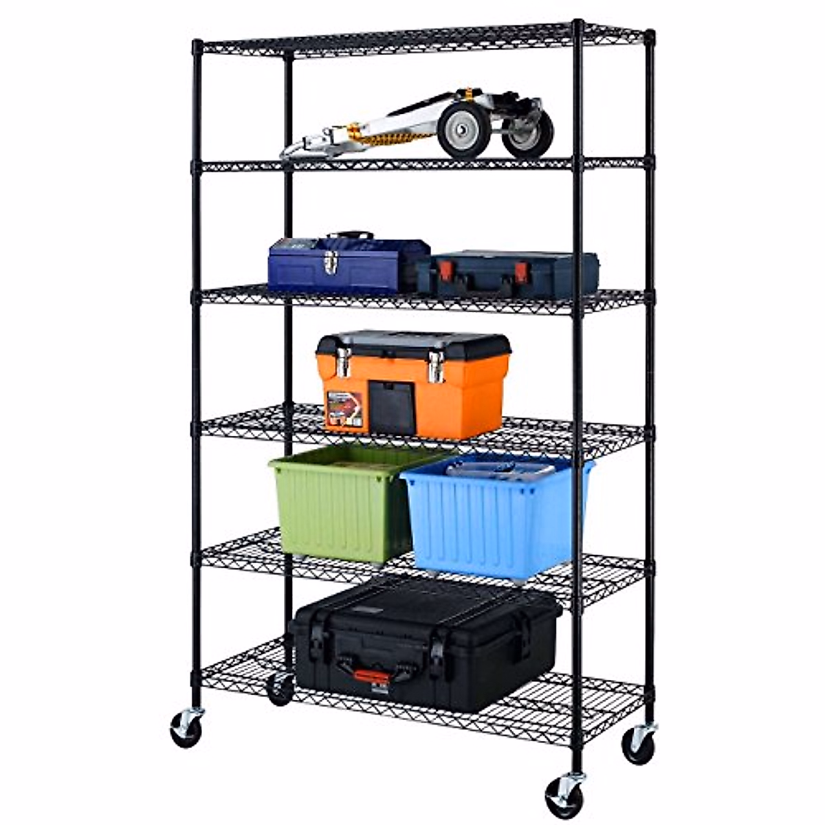 Formosa Covers | The Original Storage Shelving Unit Cover, Keep Garage, Closet, Medical Office, Kitchen, Yard Neat | Wire Steel Metal Shelf Accessories Fits Racks 36" W x 24 D x 72 H (Cover Only Grey)