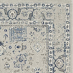 Safavieh Artisan Collection 4' x 6' Silver/Silver ATN326C Traditional Oriental Area Rug