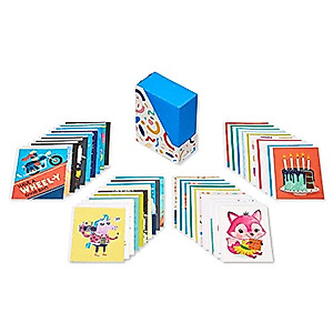 American Greetings Deluxe Kids Birthday Card Assortment, Bright and Cheerful Designs (40-Count)